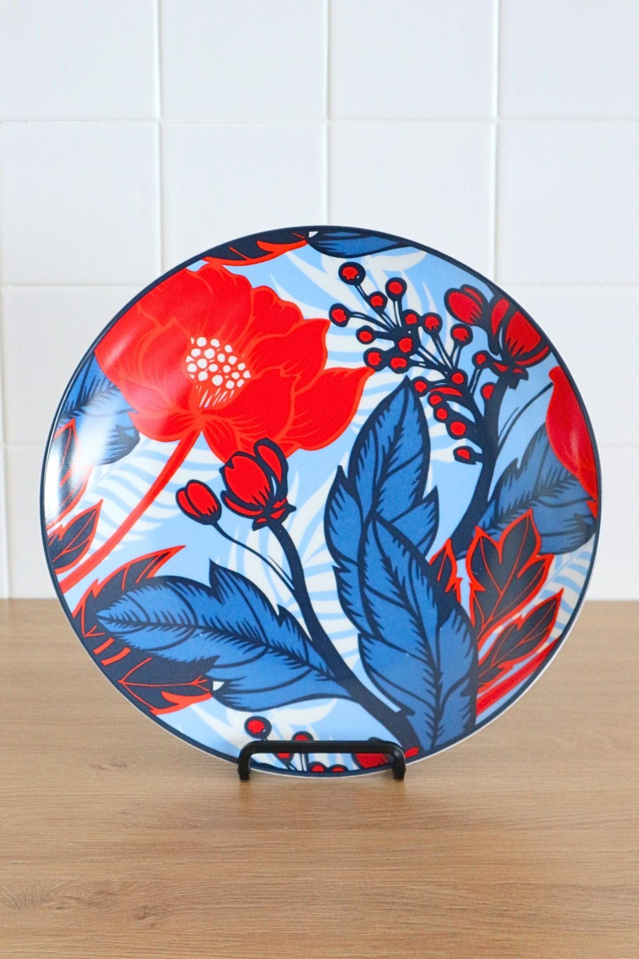 Azure - Honolulu - Tropical Style Porcelain Dinner Plate | Antiope Design